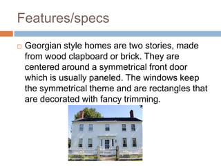 Georgian architecture | PPTX