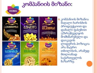 Georgian company for food and beverages | PPSX