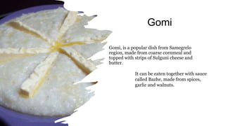 Georgian Traditional Food, for eTwinning project | PPTX