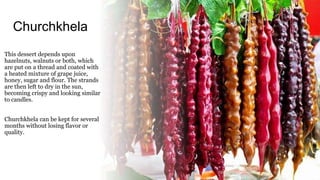 Georgian Traditional Food, for eTwinning project | PPTX