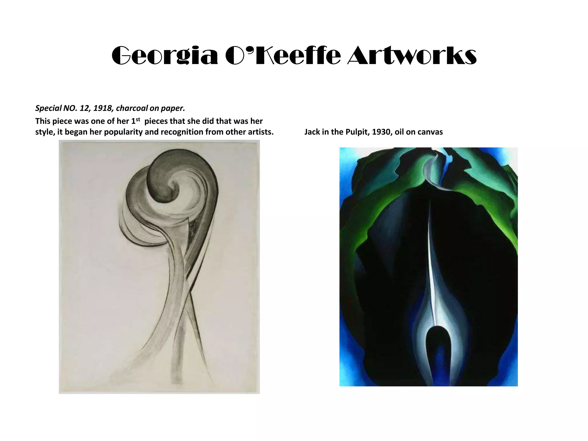Georgia O’Keeffe Artworks | PPT