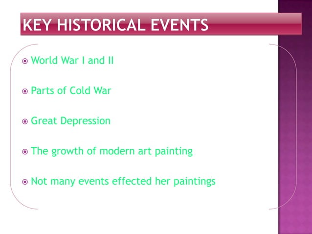 Georgia okeeffe presentation | PPTX | Painting | Arts and Crafts