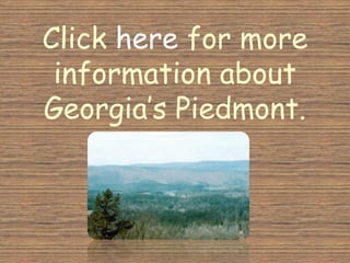 Georgia's Piedmont Region | PPT