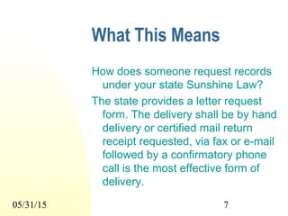 Georgia sunshine law2 | PPT