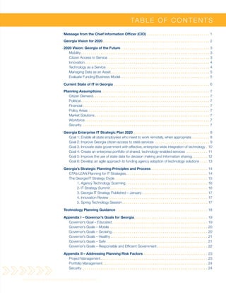 Georgia Technology Strategic Plan 2020 | PDF | Information Services ...