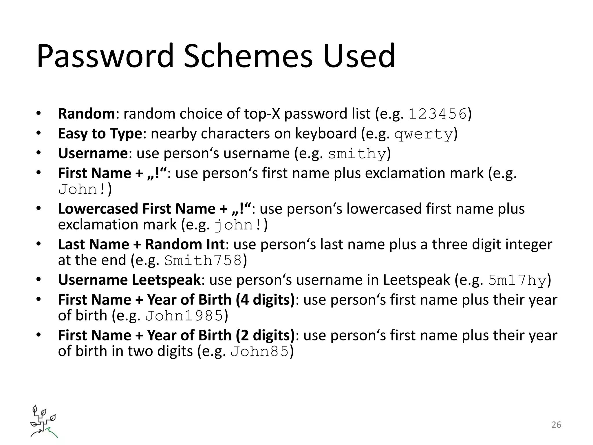 Tailored Machine Learning Driven Password Guessing Attacks And