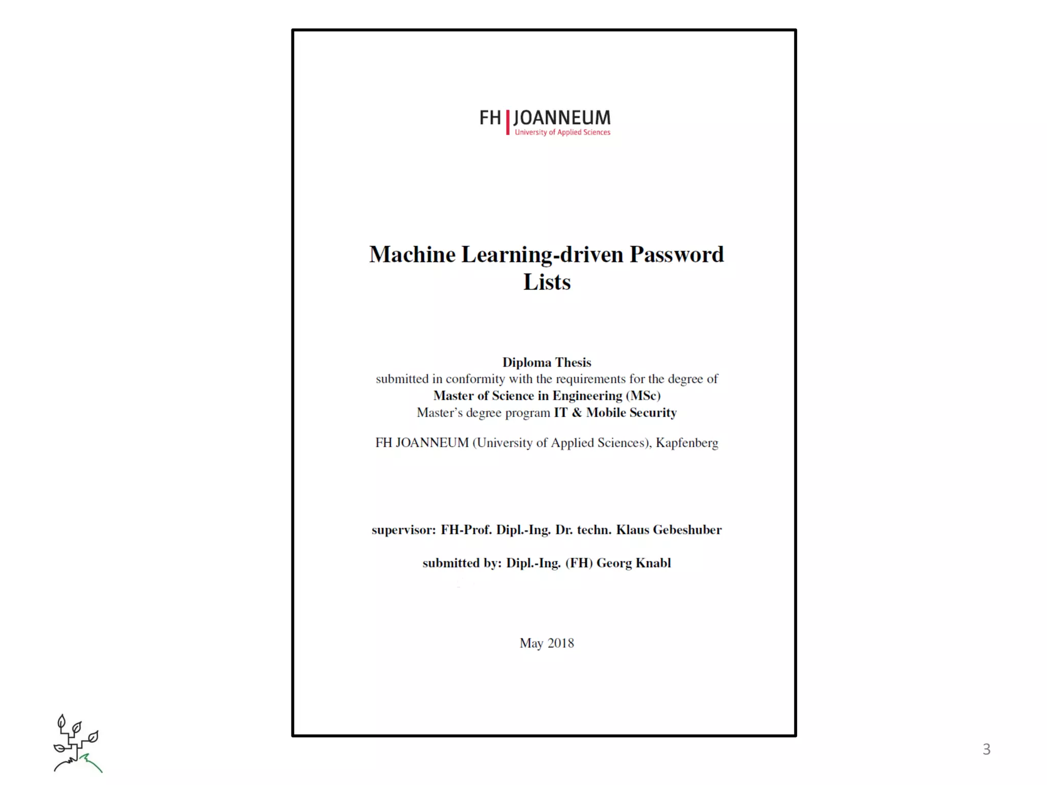 Tailored Machine Learning Driven Password Guessing Attacks And Mitigation Ppt