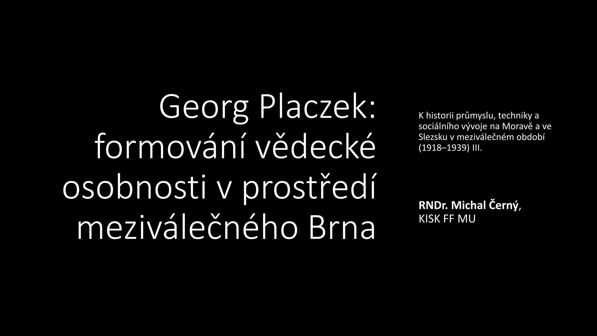 Georg Placzek | PPTX