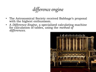 Georg scheutz - Charles babbage - Saraswathi Ramalingam | PPTX