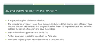 Georg wilhelm friedrich hegel | PPTX