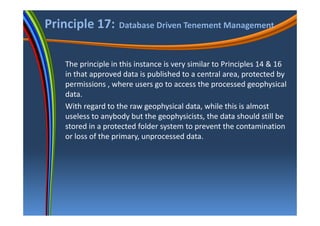 Geoscientific Data Management Principles | PPT