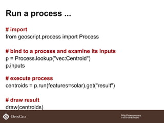 Geo script opengeo spring 2013 | PPT