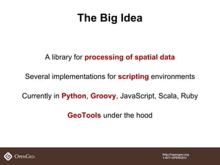 Geo script opengeo spring 2013 | PPT