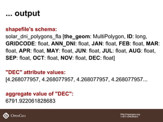 Geo script opengeo spring 2013 | PPT