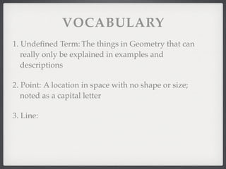 Geometry Section 1-1 | PDF | Geography | Science