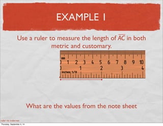 Geometry Section 1-2 1112 | PPT