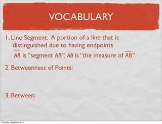 Geometry Section 1-2 1112 | PPT