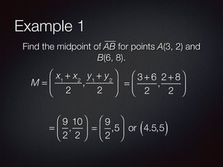 Geometry Section 1-3 | PDF