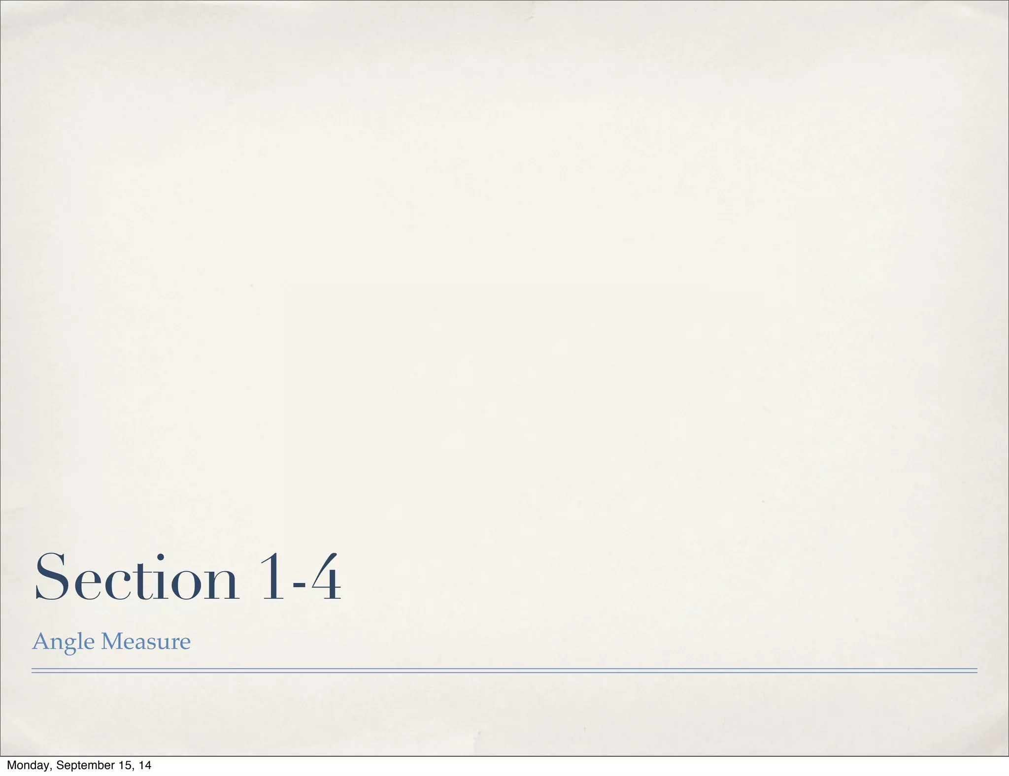 Geometry Section 1-4 1112 | PDF