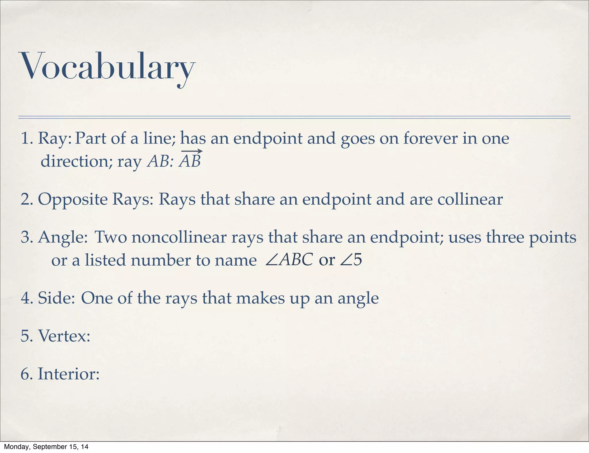 Geometry Section 1-4 1112 | PDF