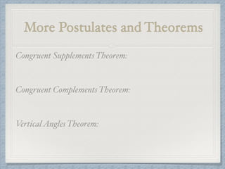 Geometry Section 2-6 | PPT