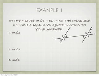 Geometry Section 3-2 1112 | PPT