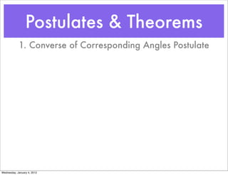 Geometry Section 3-5 1112 | PDF
