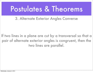 Geometry Section 3-5 1112 | PDF