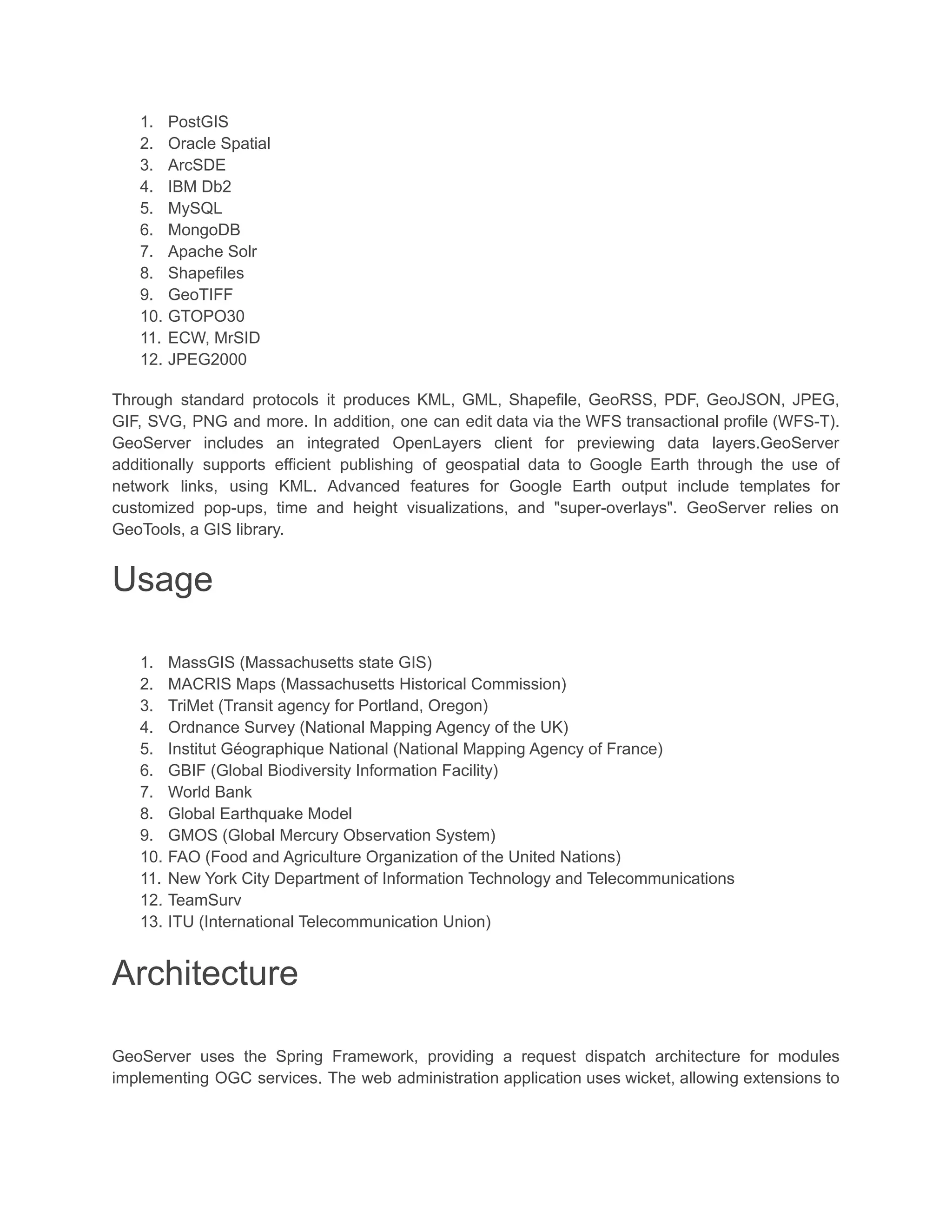 GEOSERVER - DOWNLOAD AND INSTALLATION STEP BY STEP TUTORIAL | PDF