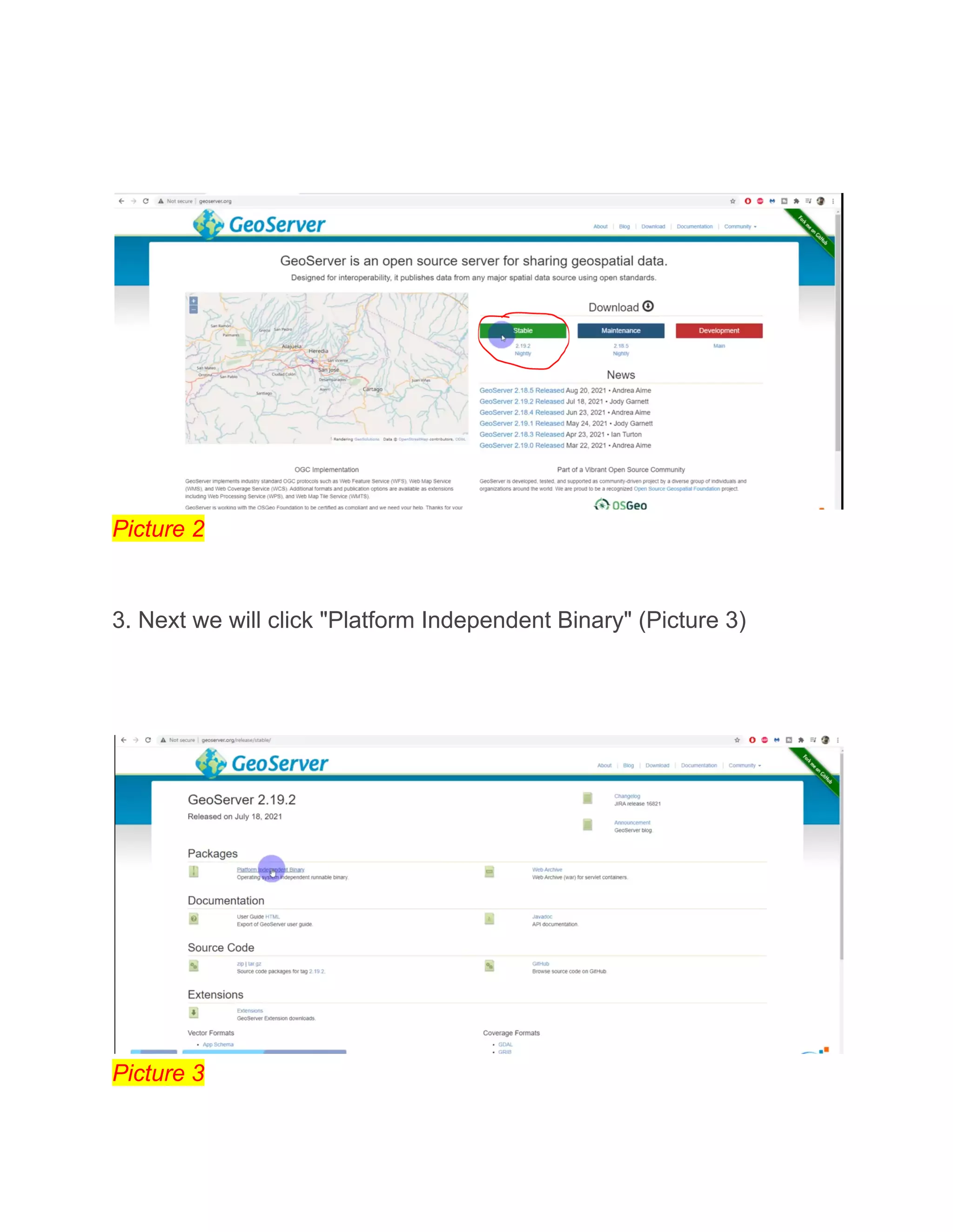 GEOSERVER - DOWNLOAD AND INSTALLATION STEP BY STEP TUTORIAL | PDF