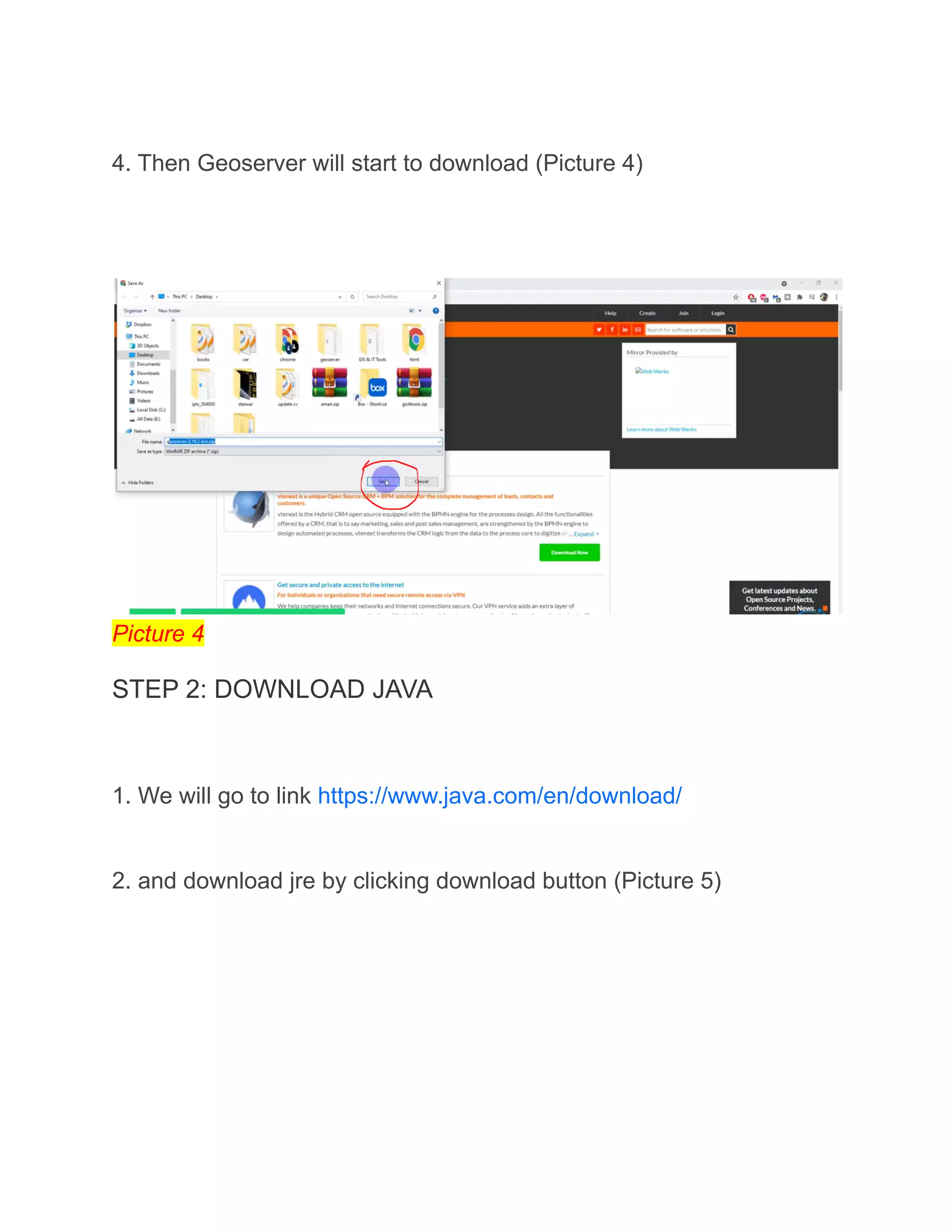 GEOSERVER - DOWNLOAD AND INSTALLATION STEP BY STEP TUTORIAL | PDF