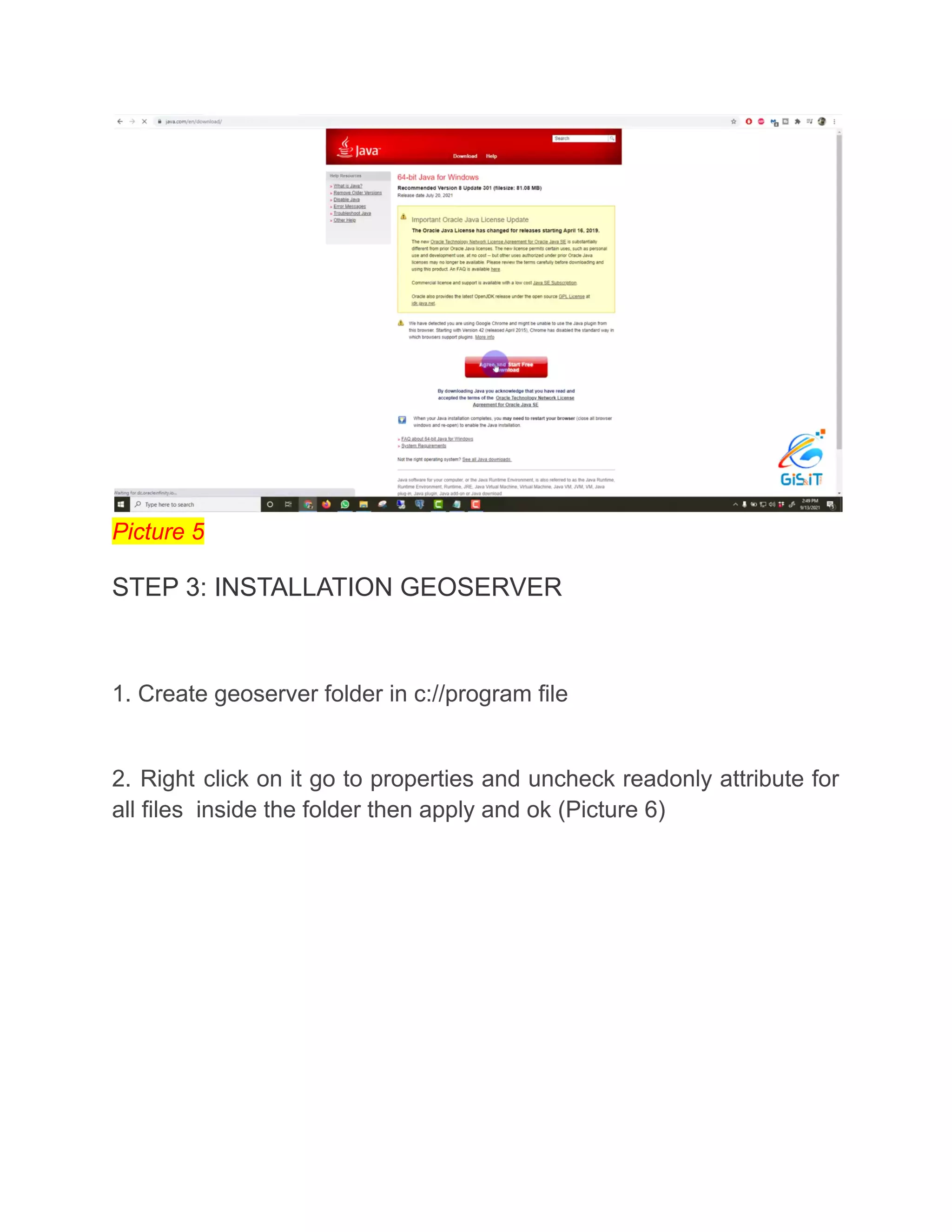 GEOSERVER - DOWNLOAD AND INSTALLATION STEP BY STEP TUTORIAL | PDF