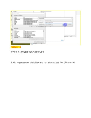GEOSERVER - DOWNLOAD AND INSTALLATION STEP BY STEP TUTORIAL | PDF