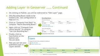 Geoserver GIS Mapping Solution | PPT