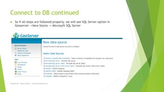 Geoserver GIS Mapping Solution | PPT