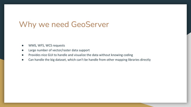 Geoserver Rest Python Package For Managing Spatial Data Ppt