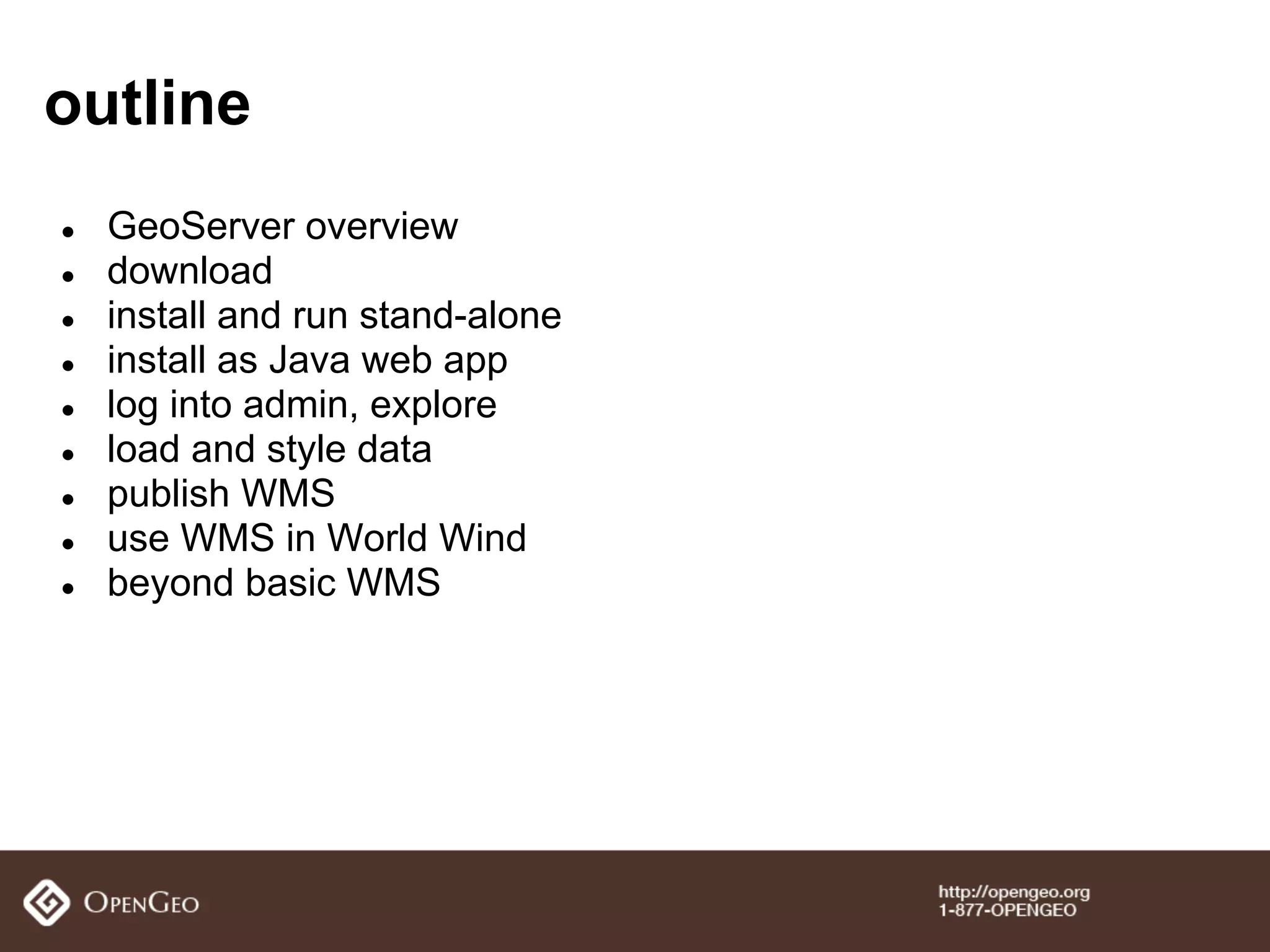 Using GeoServer with NASA WorldWind | PDF