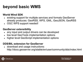Using GeoServer with NASA WorldWind | PDF