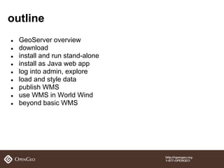 Using GeoServer with NASA WorldWind | PDF