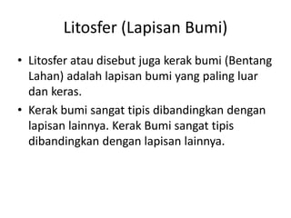 Geosfer sebagai sumberdaya wisata | PPTX