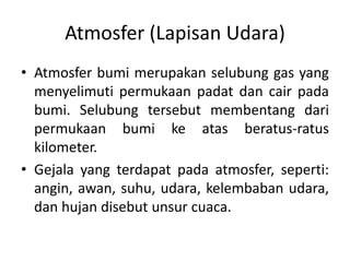 Geosfer sebagai sumberdaya wisata | PPTX
