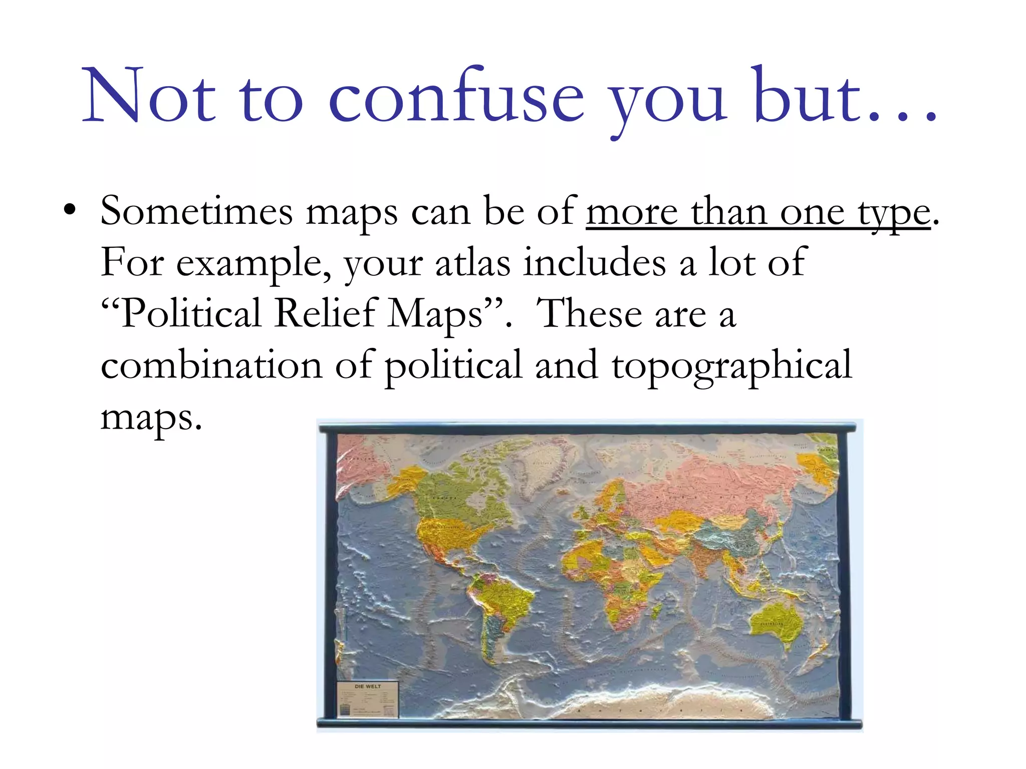Geo skills 1 -map types | PPT