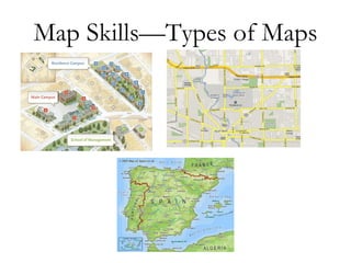 Geo skills 1 -map types | PPT