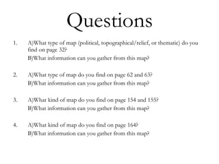 Geo skills 1 -map types | PPT
