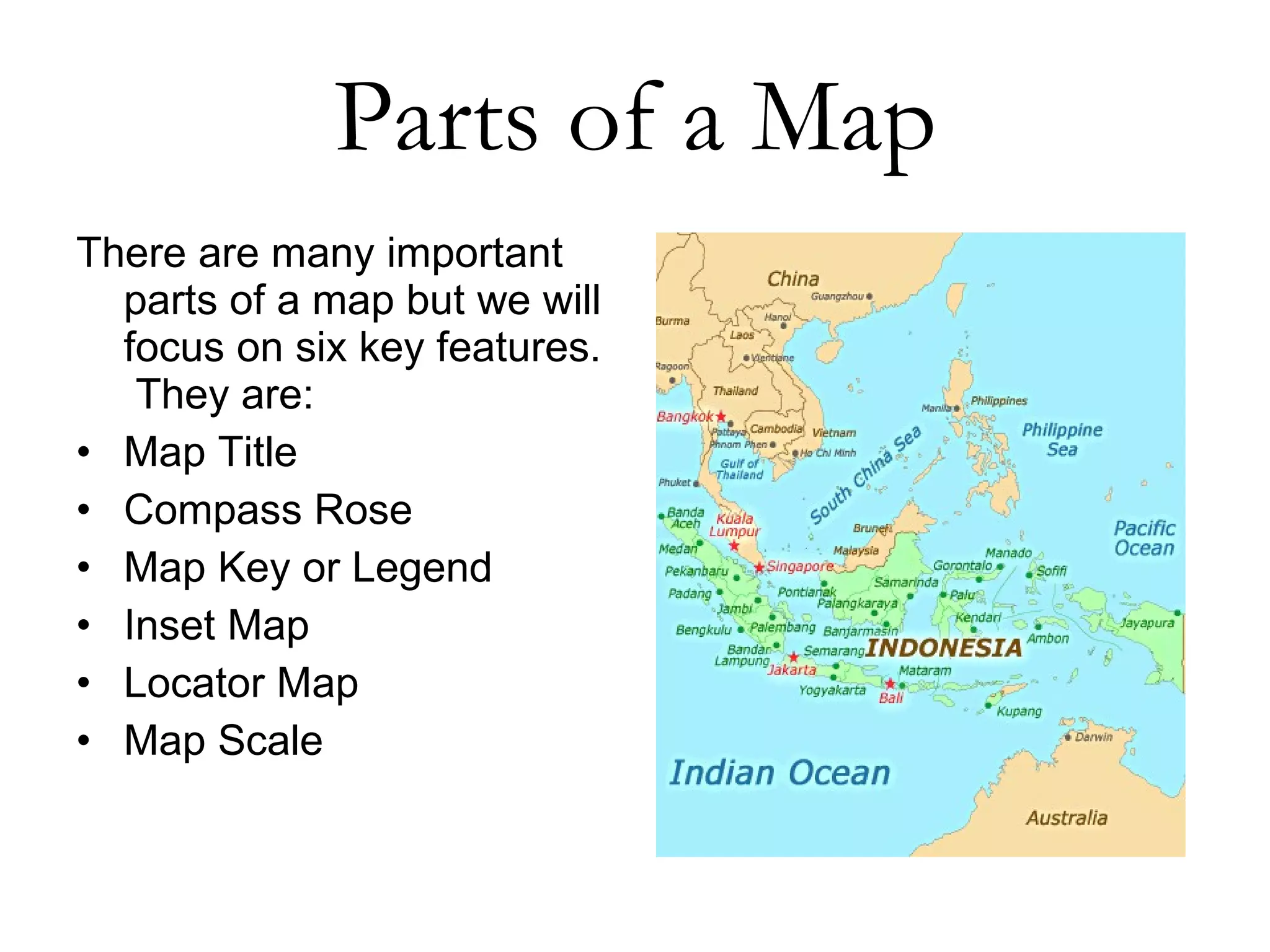 Geo Skills 2 - Parts of a Map | PPT