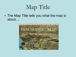 Geo Skills 2 - Parts of a Map | PPT