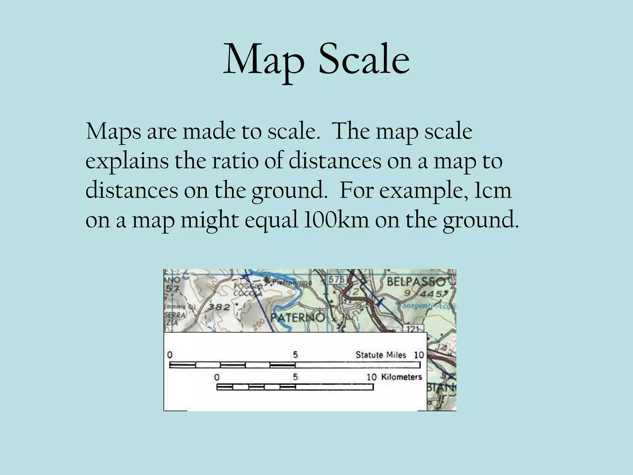 Geo skills 2 -parts of a map | PPT
