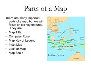 Geo skills 2 -parts of a map | PPT