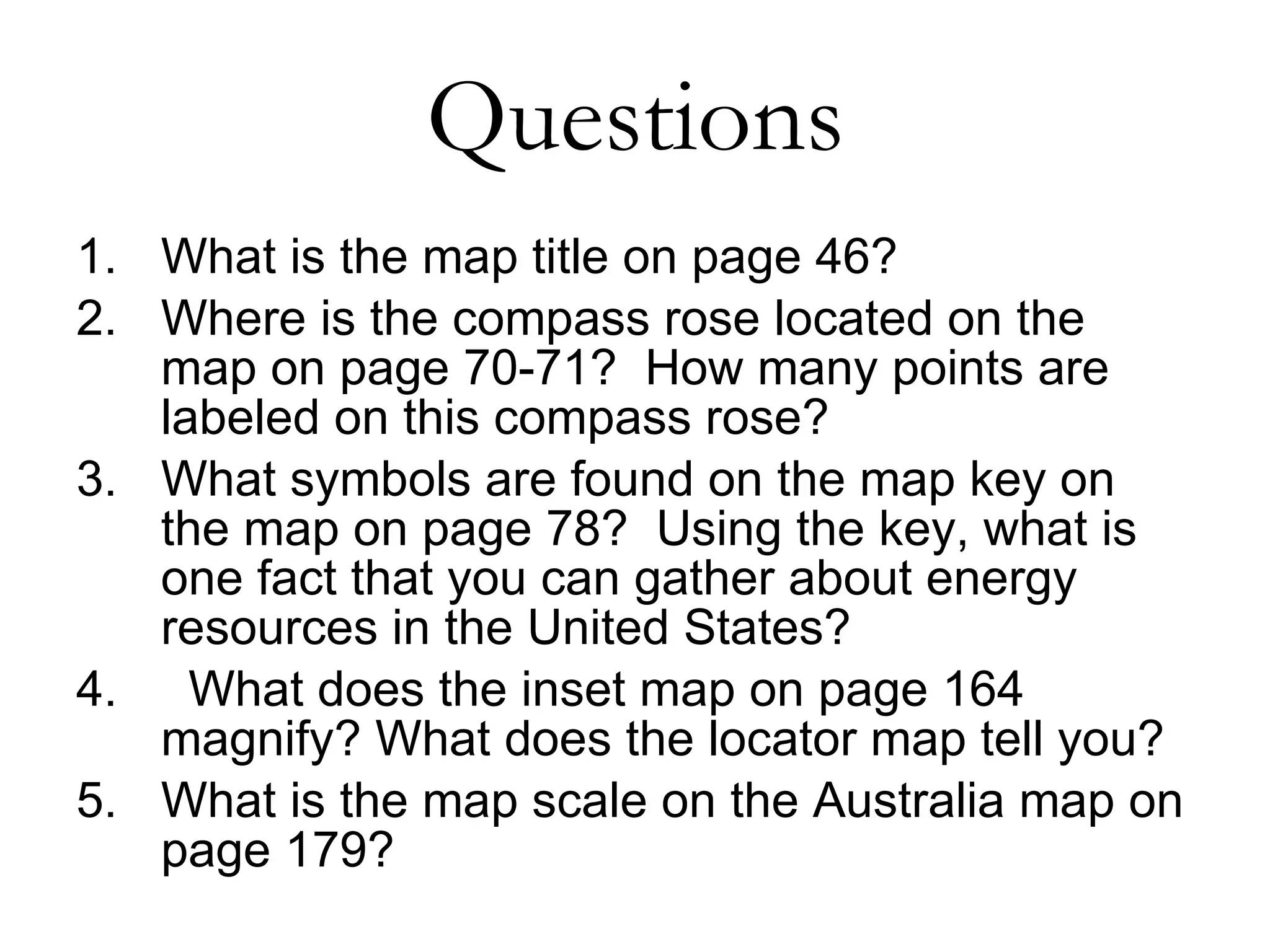 Geo skills 2 -Parts of a Map | PPT