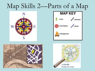 Geo skills 2 -Parts of a Map | PPT